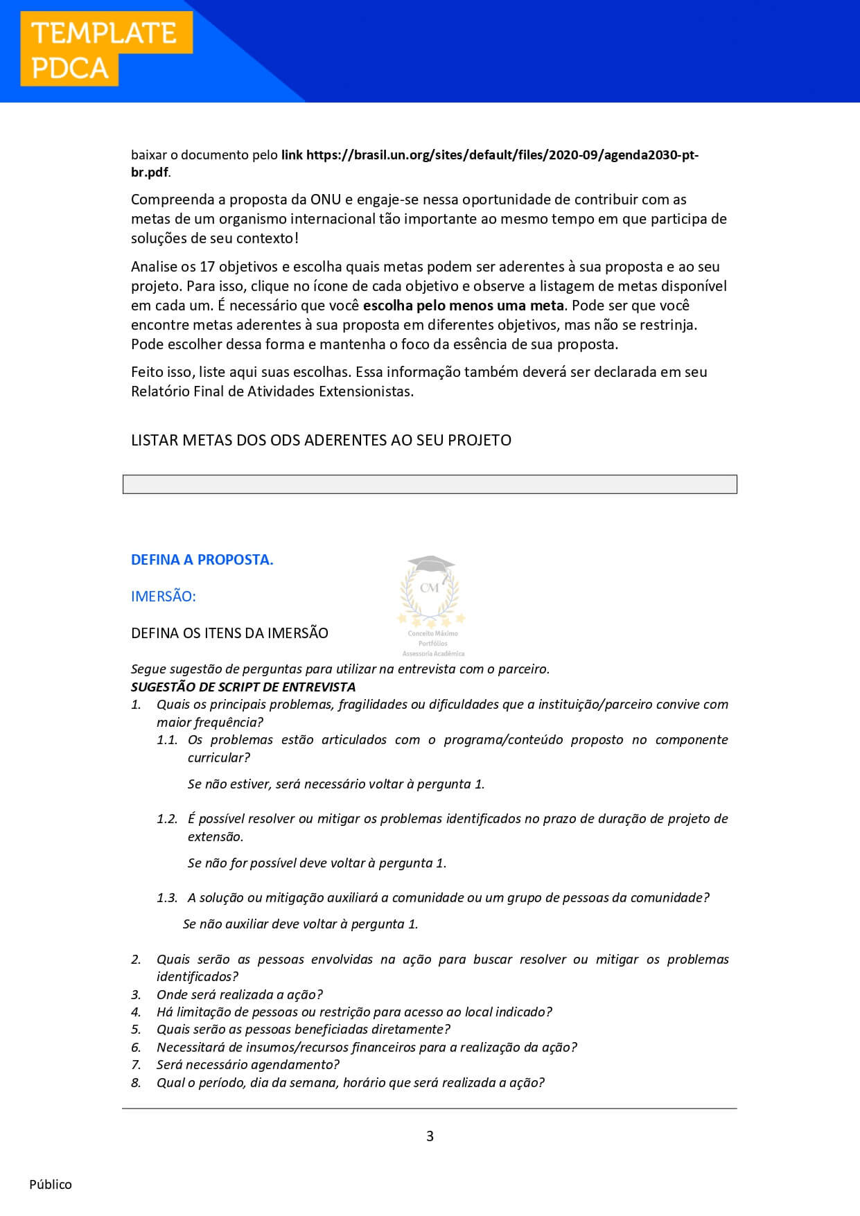 PROJETO DE EXTENSÃO I - AGRONEGÓCIO